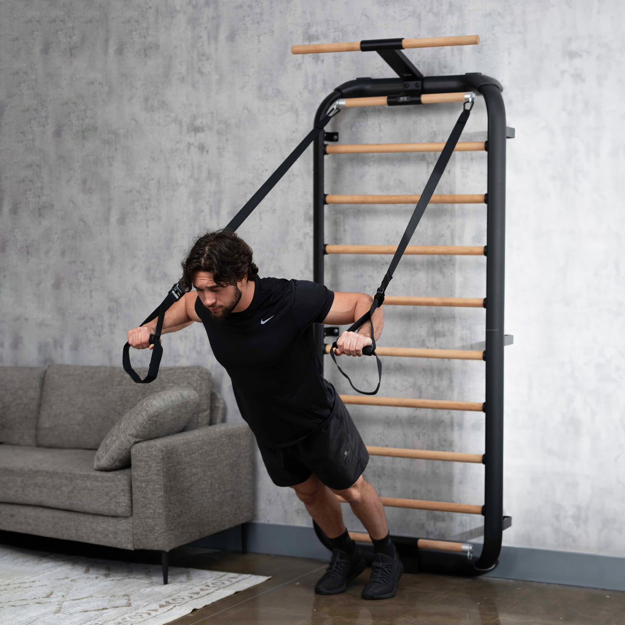SpaceSmart Stall Bar 2.0: Multifunctional Swedish Ladder for All ...