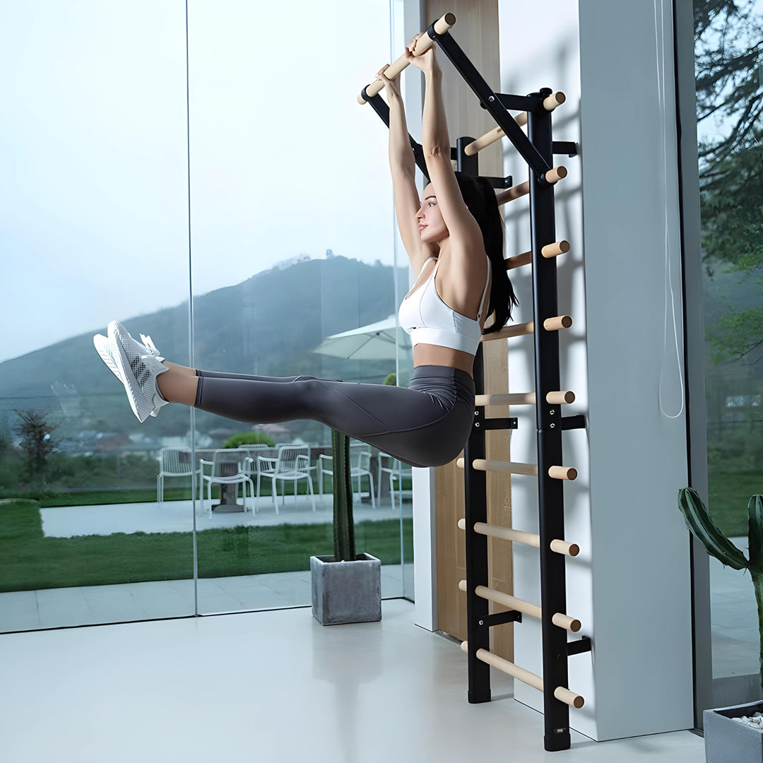 SpaceSmart Swedish Ladder 1.0: Multifunctional Wall Bars for All ...