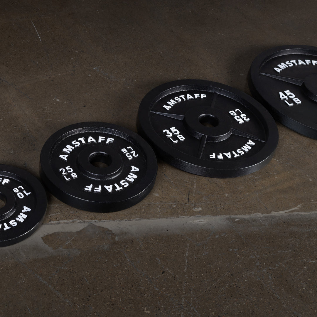 AmStaff Fitness Olympics Cast Iron Plates – Fitness Avenue