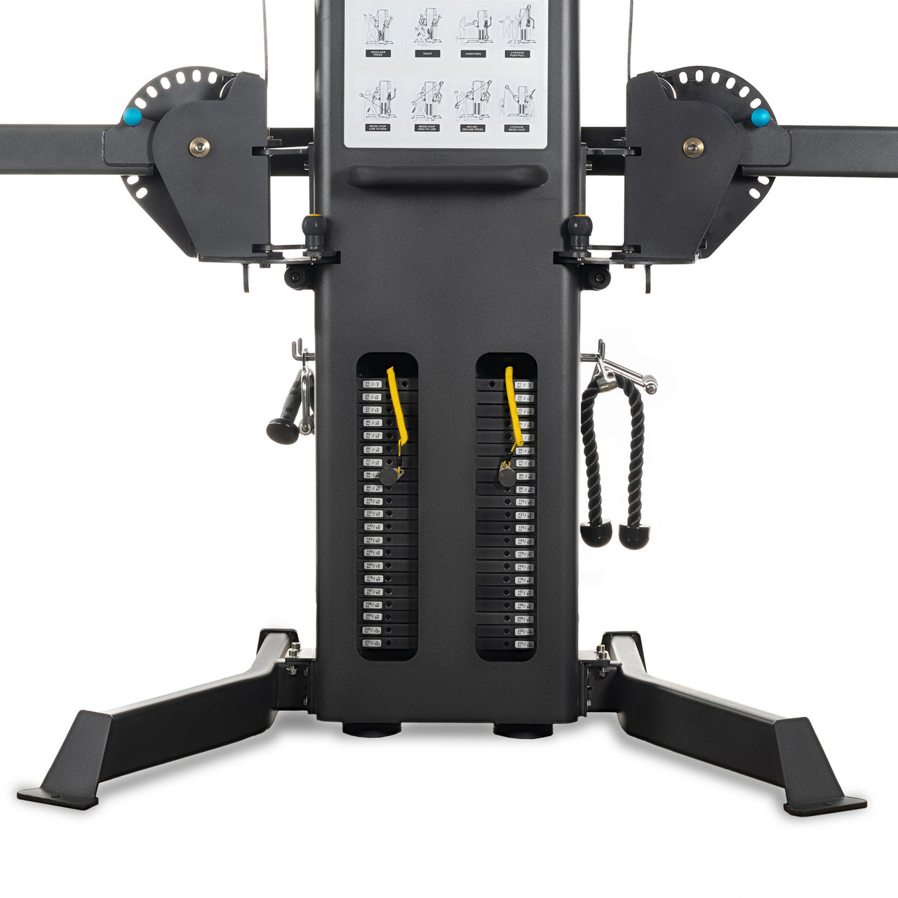 AmStaff Fitness Dual Stack Multi-Functional Trainer - Floor Model – Fitness Avenue