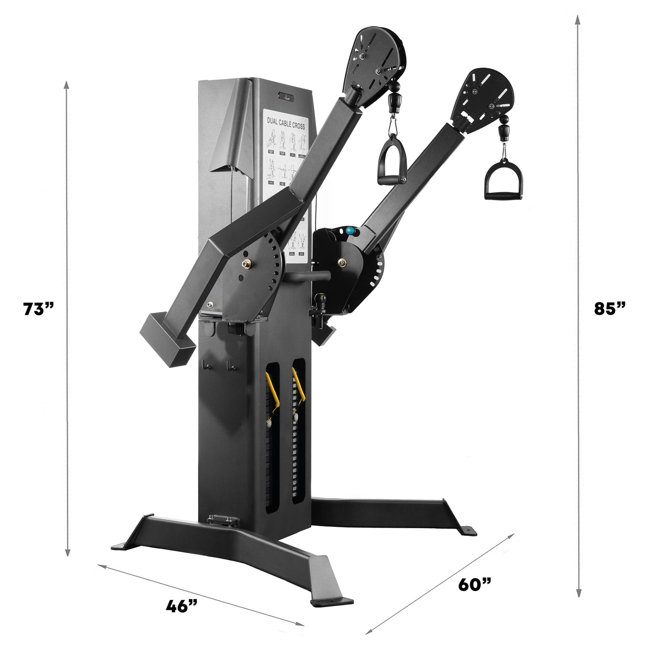 AmStaff Fitness Dual Stack Multi-Functional Trainer - Floor Model ...