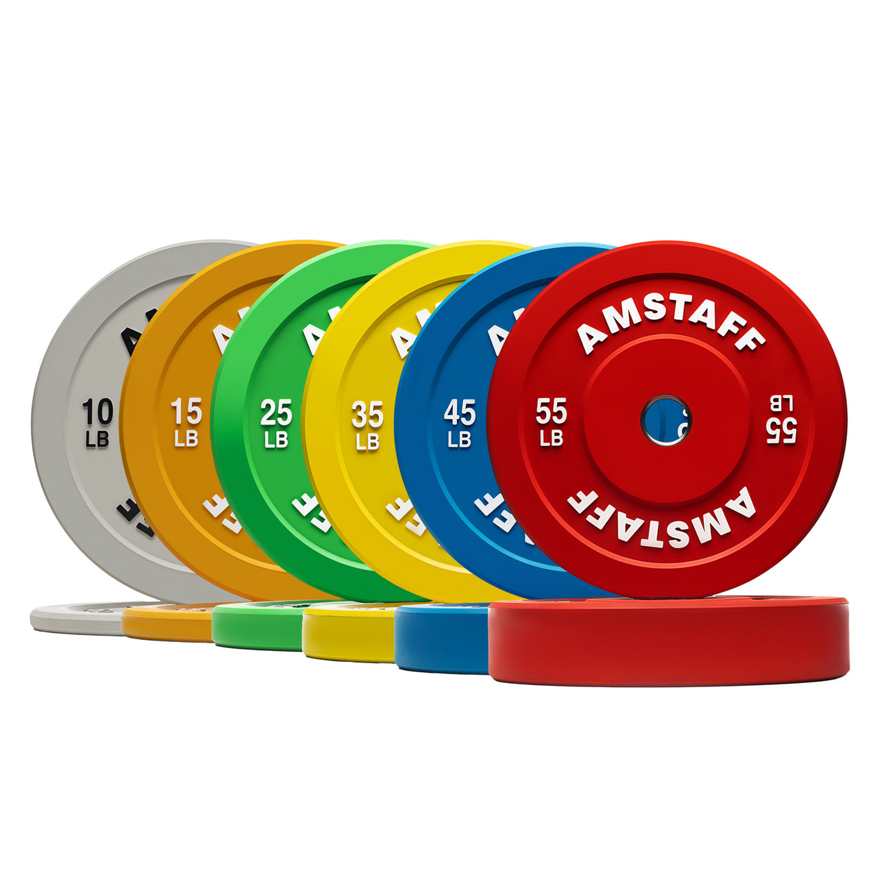 Coloured Bumper Plates: The Perfect Blend of Style & Durability | 10-55 ...