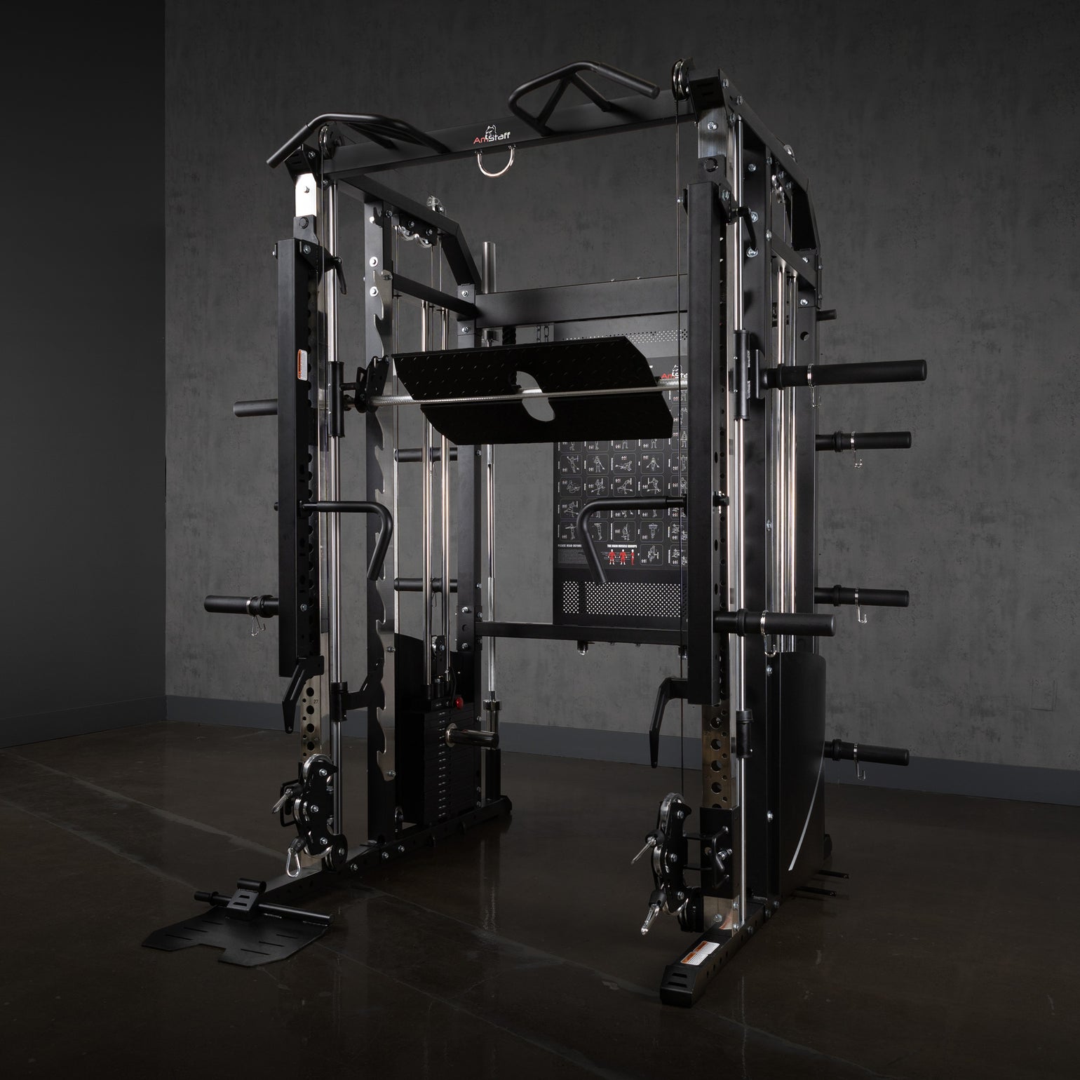 AmStaff Fitness Adjustable Lever Arms Attachment (SD-2500/5000 Series ...