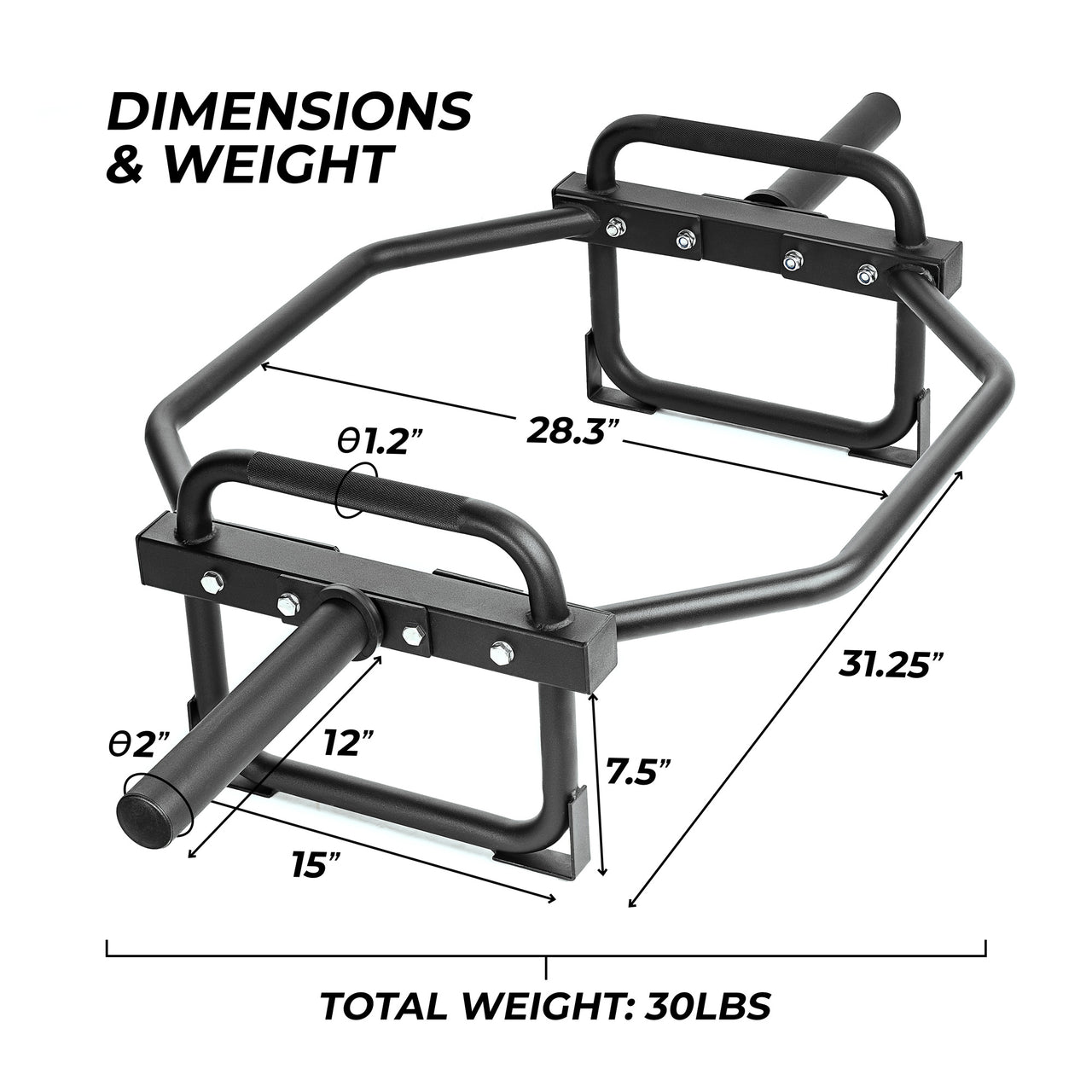 AmStaff Fitness Olympic Trap/Hex Bar – Fitness Avenue