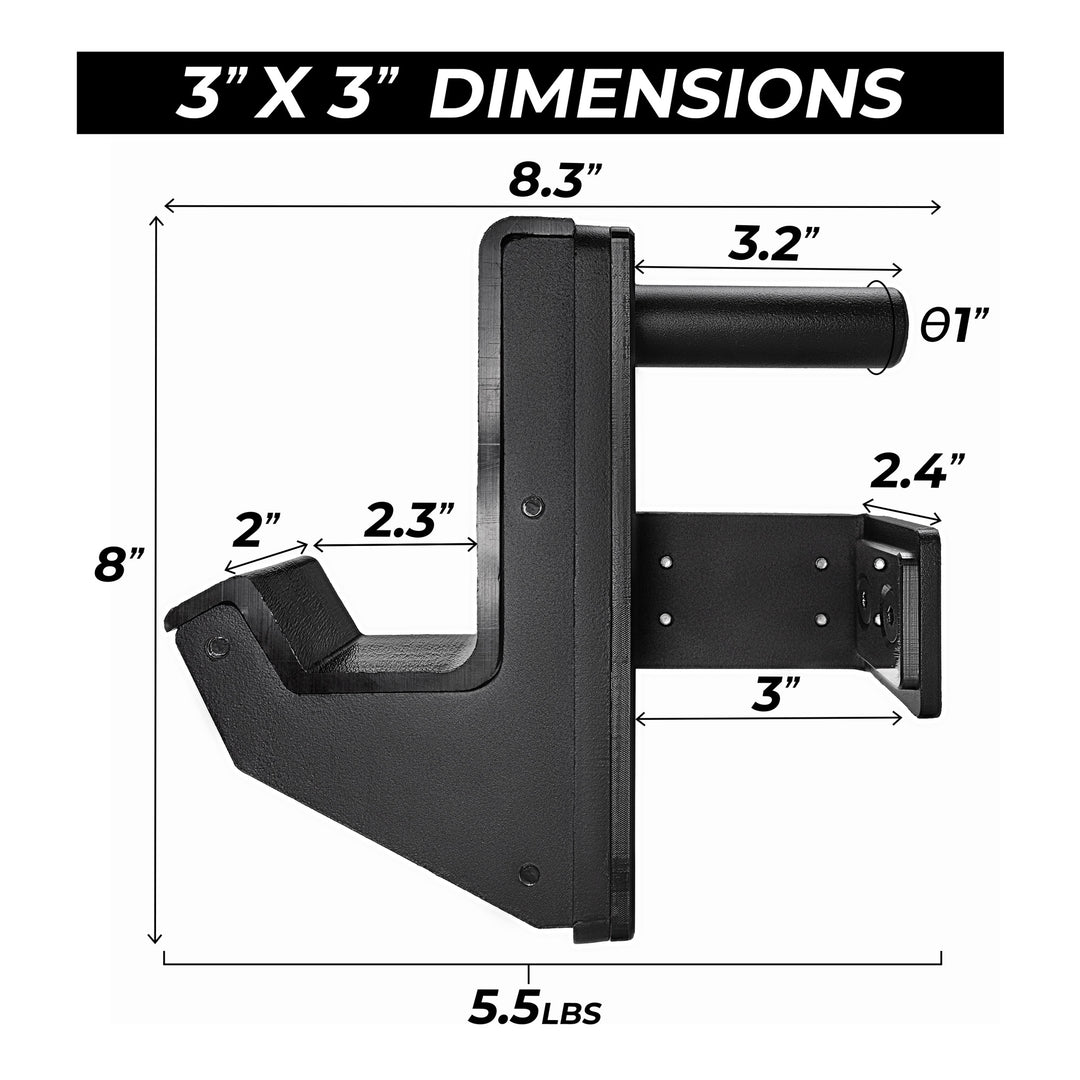 Heavy Duty Flat Sandwich J-Cups for Power Racks & Rigs – Fitness Avenue