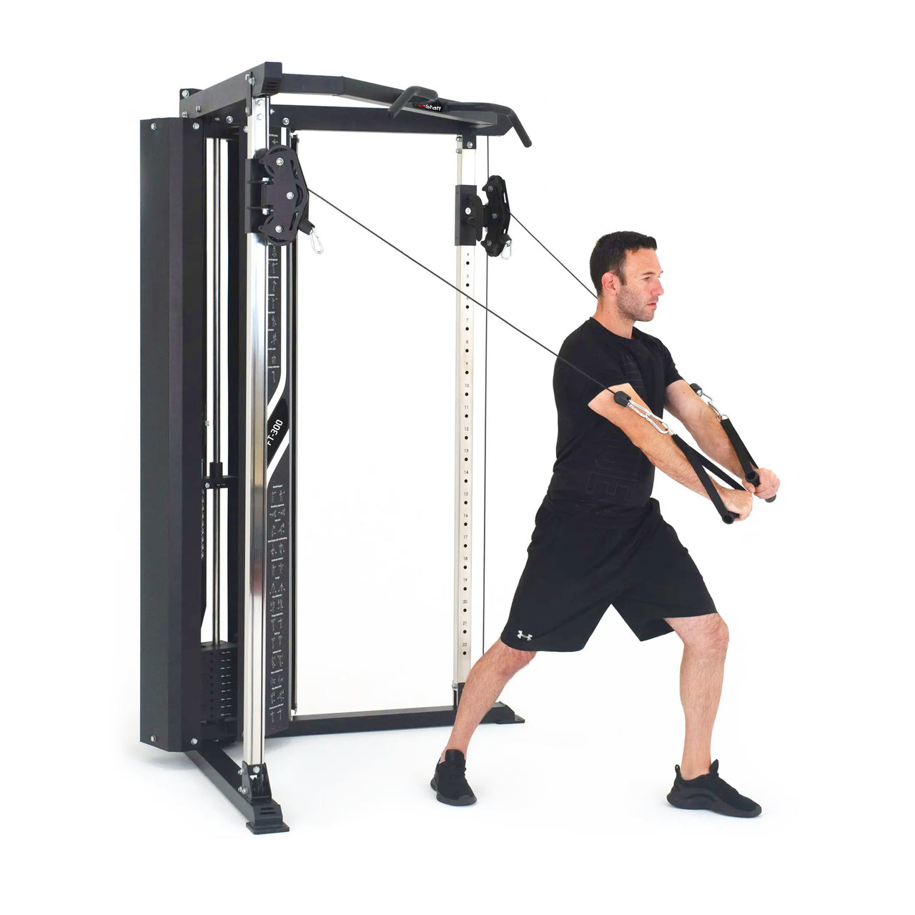 AmStaff Fitness FT-300 Functional Trainer - Interchangeable Ratio ...