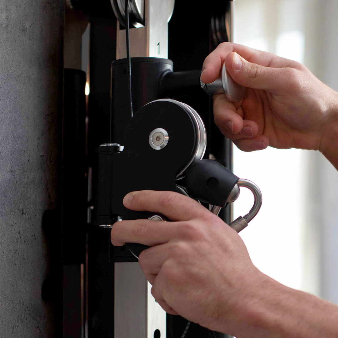 SpaceSmart: Wall-Mount Compact Functional Trainer - Mirror – Fitness Avenue