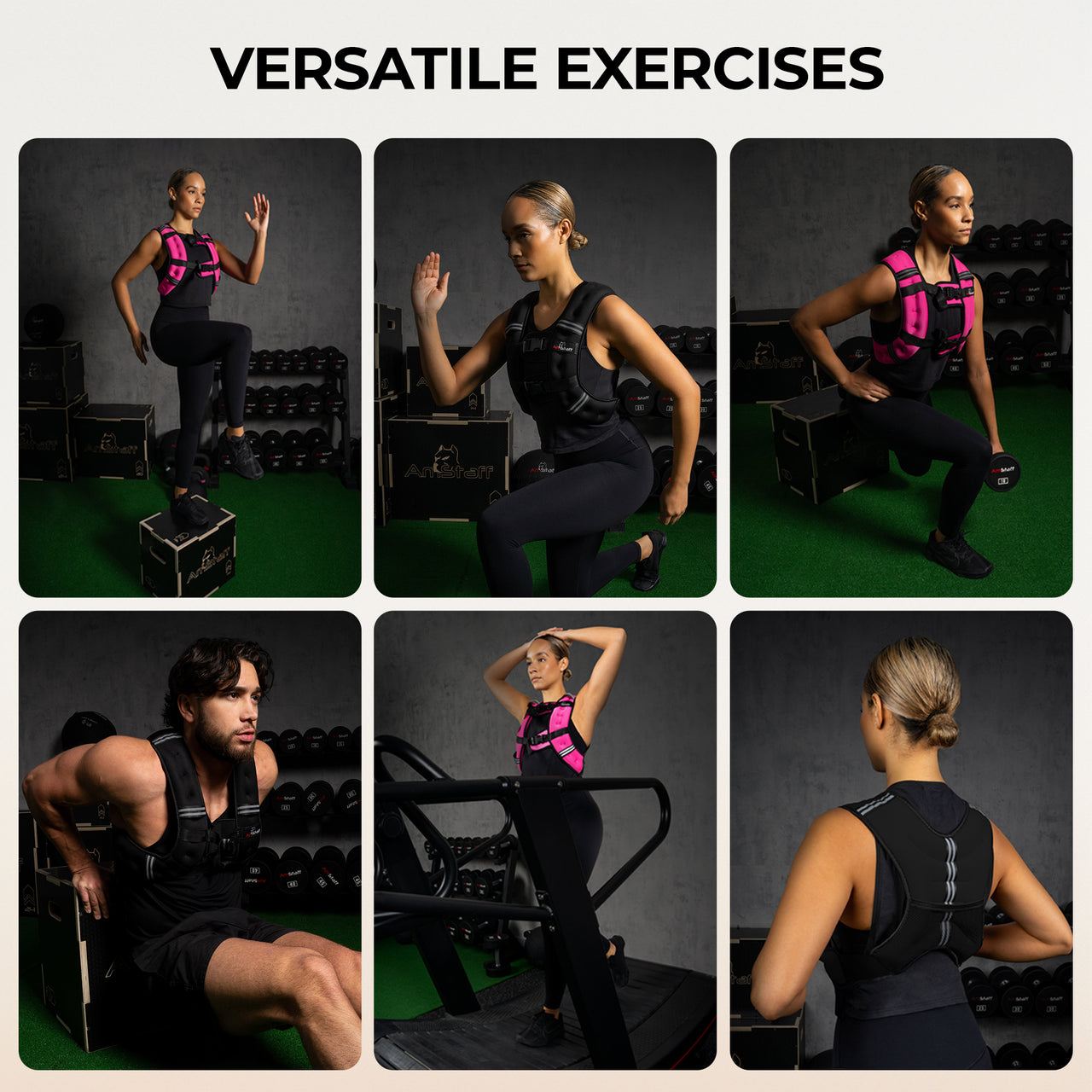 AmStaff Fitness Weighted Vest | Men & Women | 8-30lb – Fitness Avenue