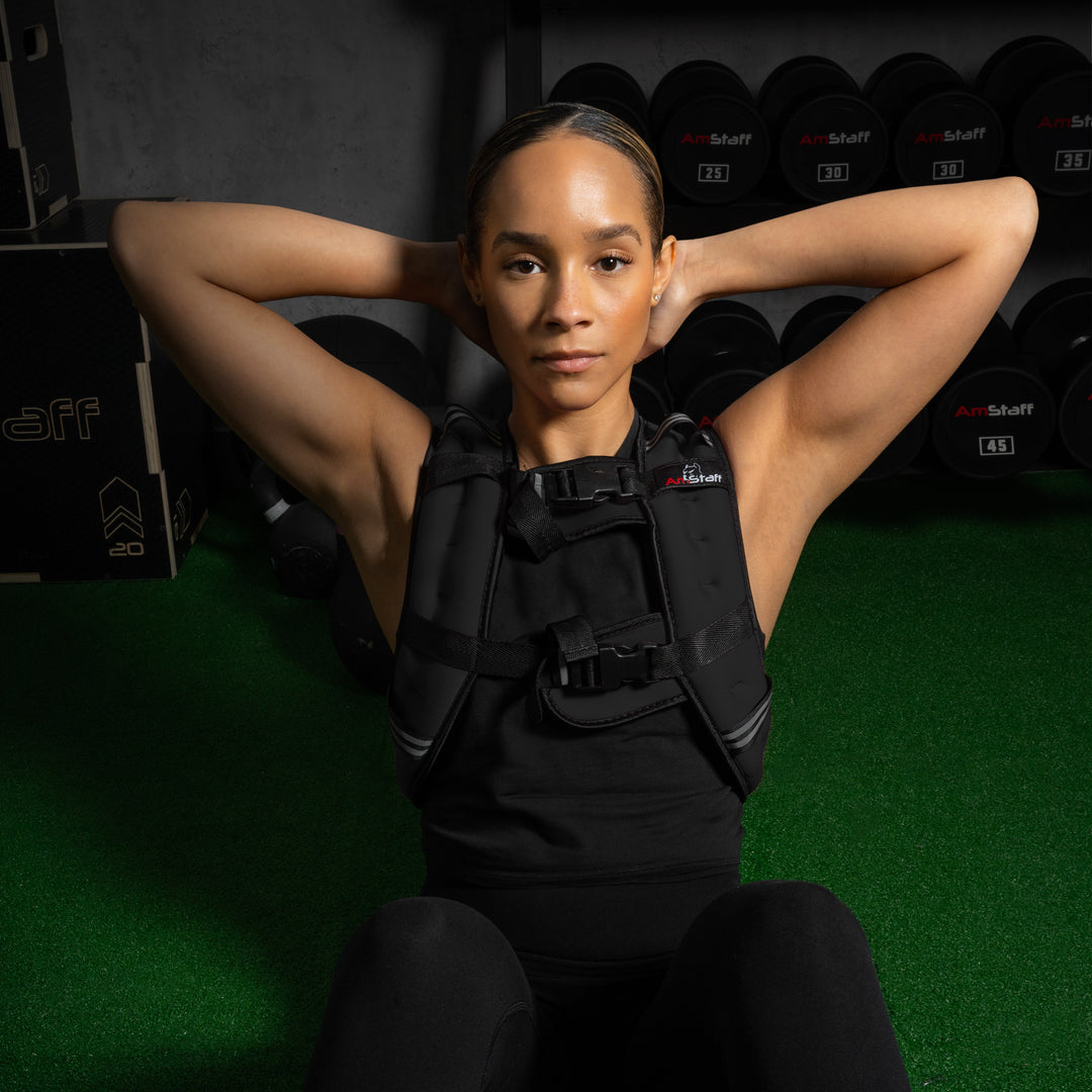 Amstaff Fitness Weighted Vest | Men & Women | 8-30lb – Fitness Avenue