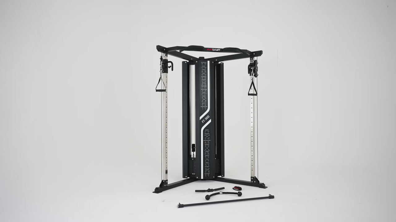AmStaff Fitness FT-300 Functional Trainer - Interchangeable Ratio ...
