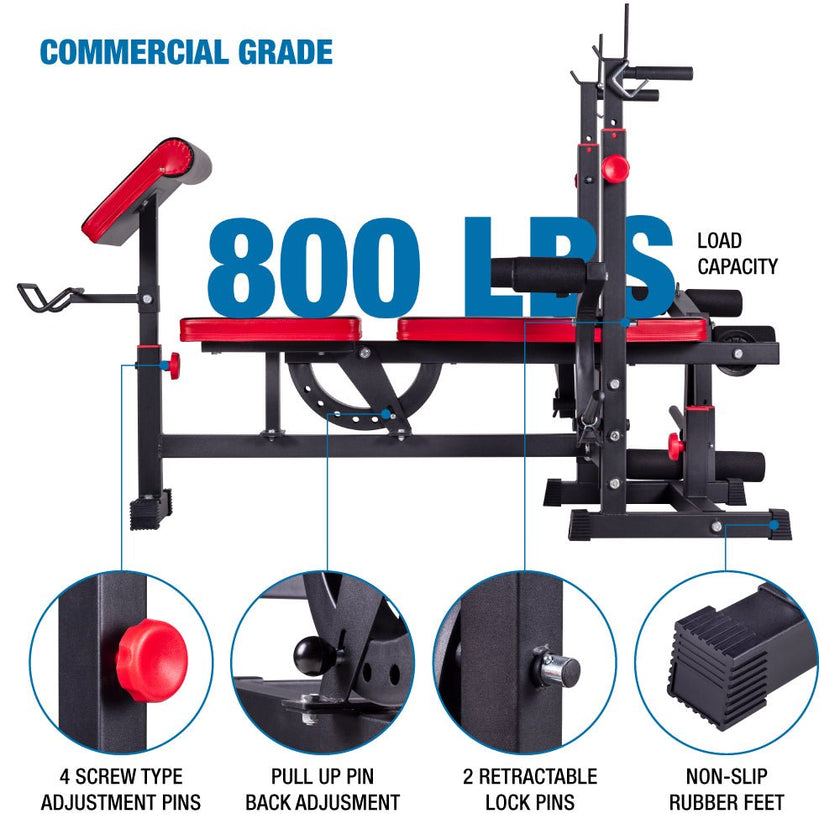 AmStaff Fitness DF-1323 Multifunctional Press Bench – Fitness Avenue