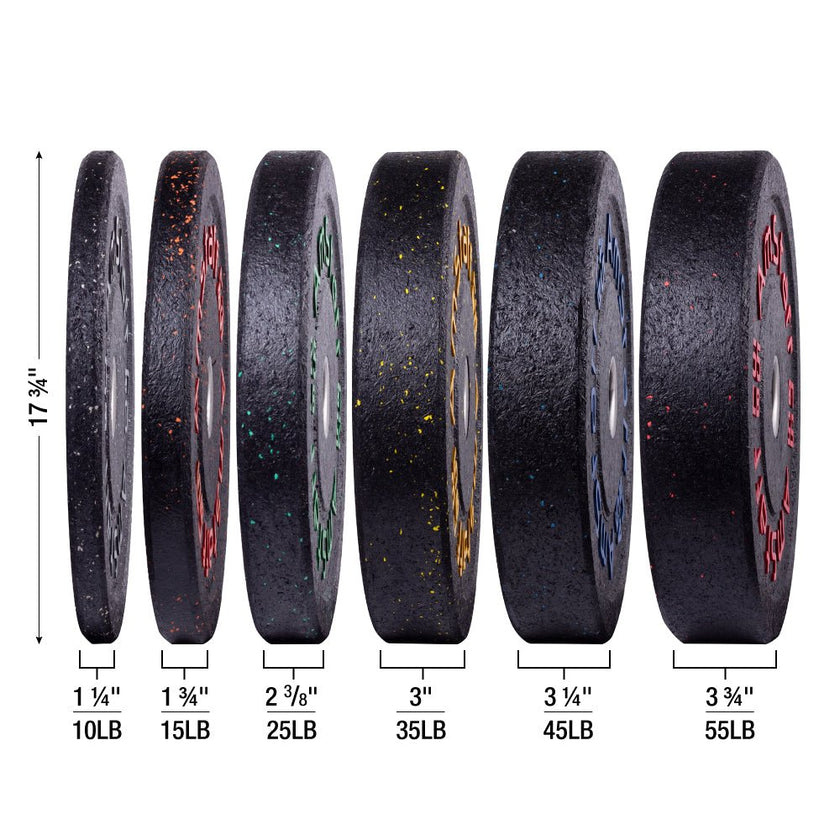 Crumb Rubber Bumper Plates – Fitness Avenue