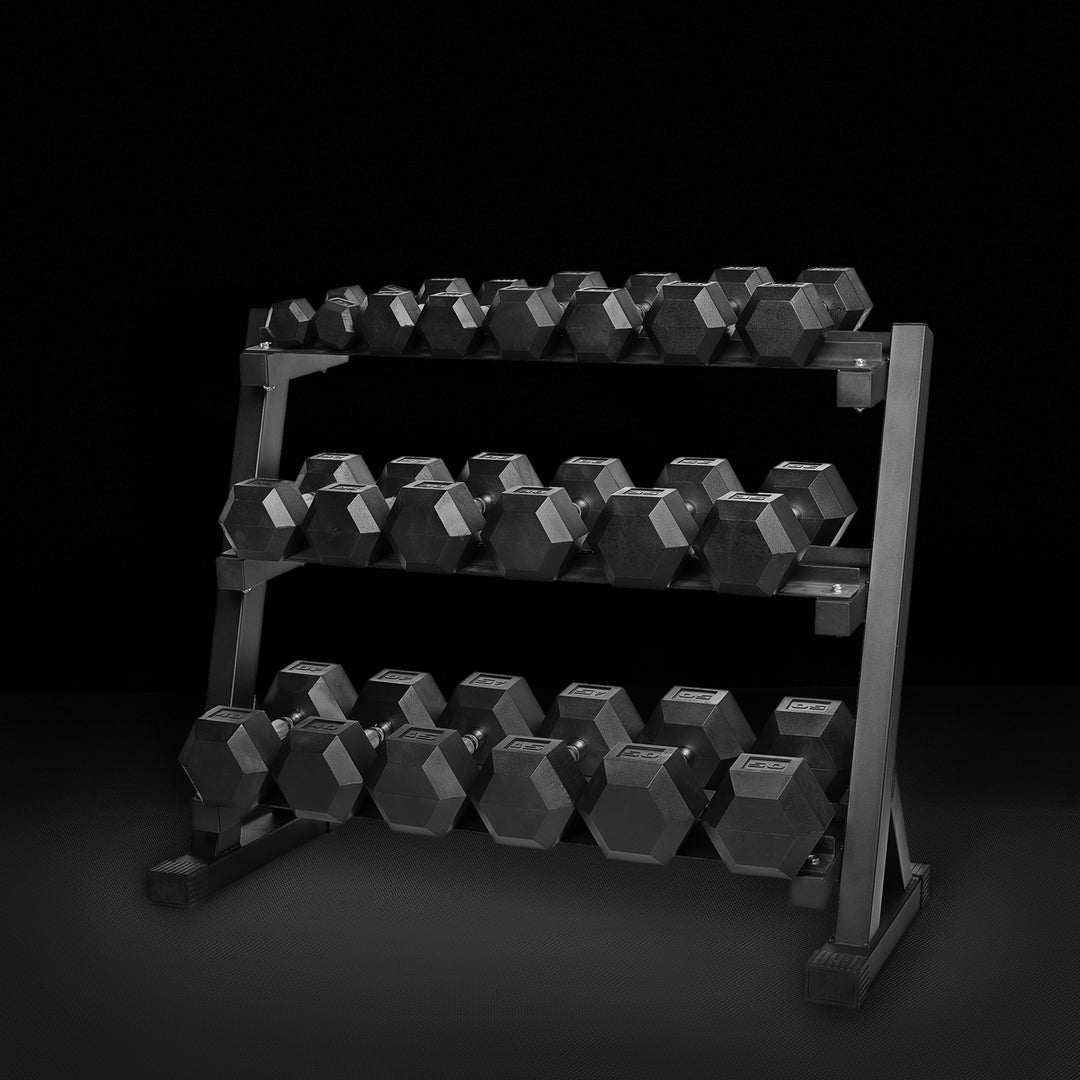 Rubber Coated Dumbbel Set - Buy Strenght Equipment Online | Fitness Avenue