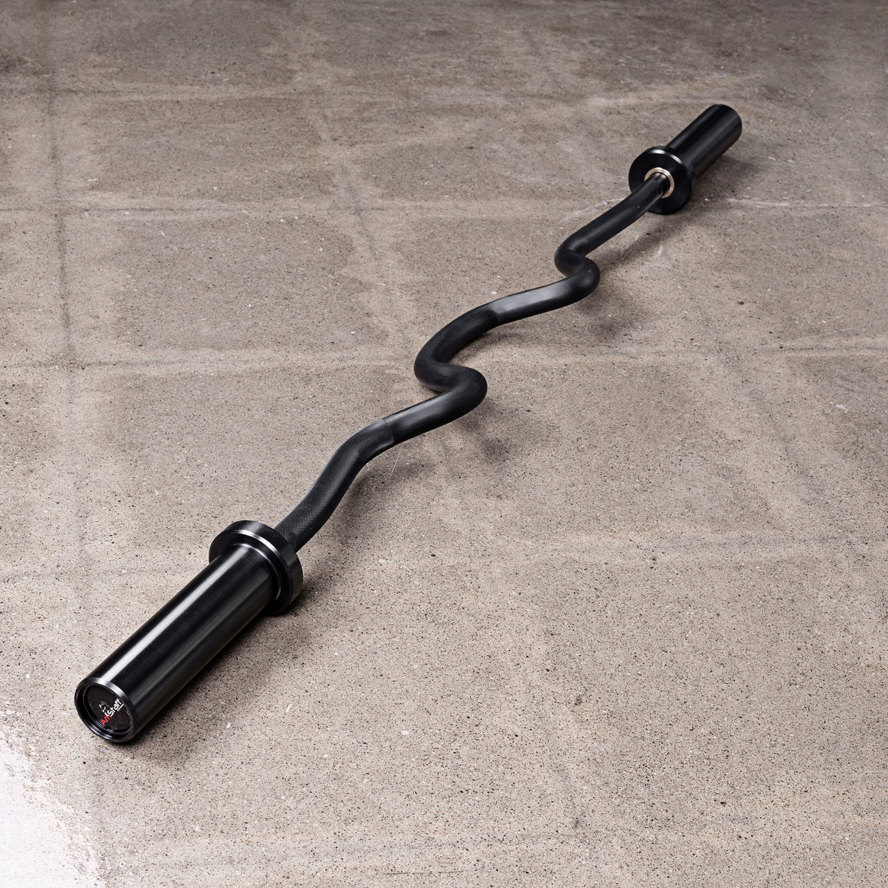 47in Black Zinc Olympic EZ Super Curl Bar – Fitness Avenue