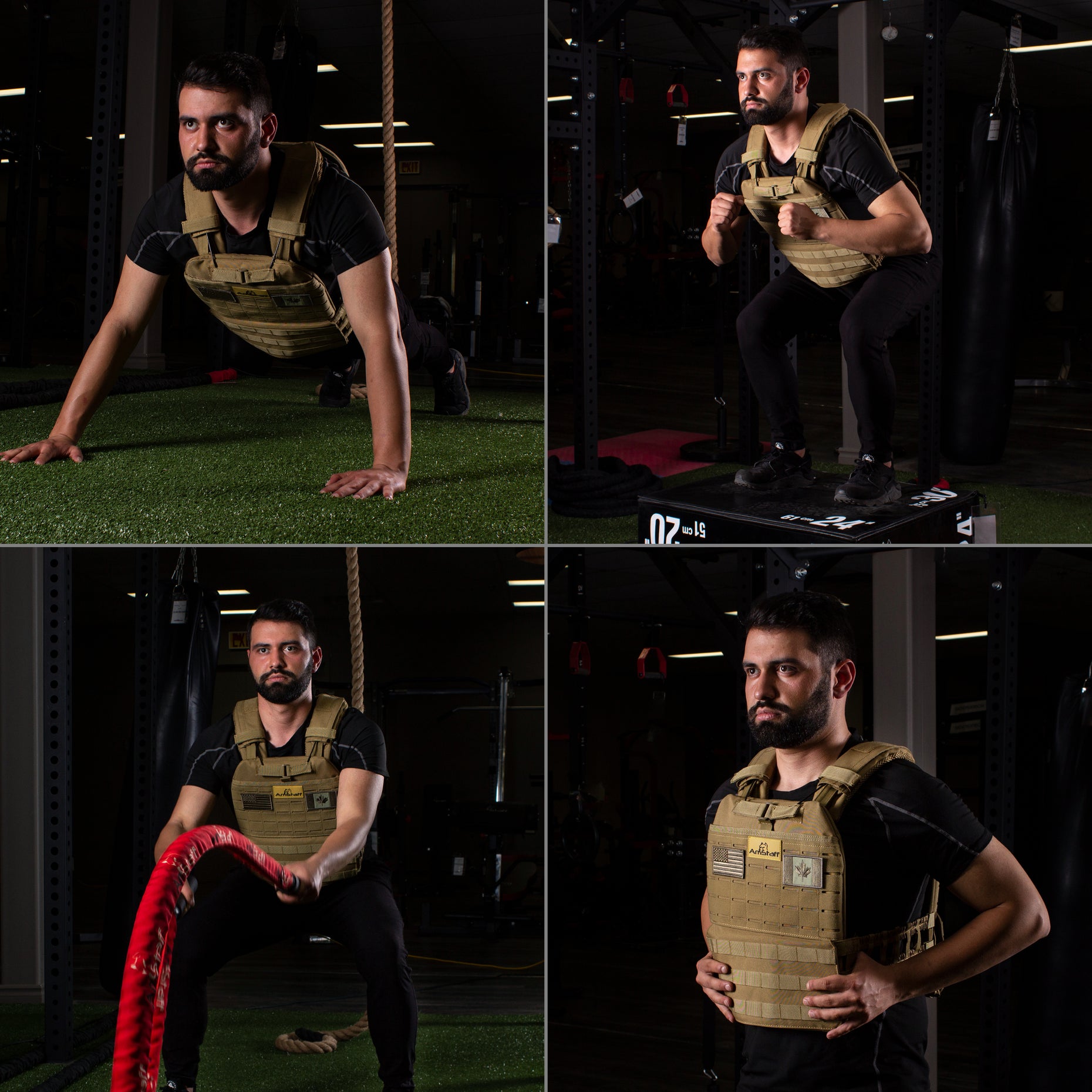 AmStaff Fitness Tactical Weighted Vest Plates – Fitness Avenue