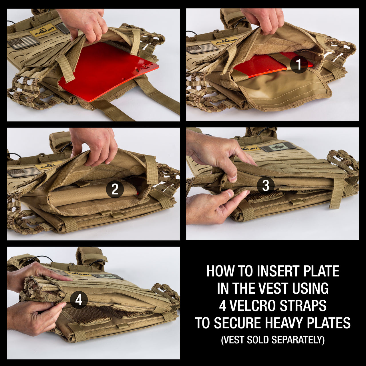 AmStaff Fitness Tactical Weighted Vest Plates – Fitness Avenue